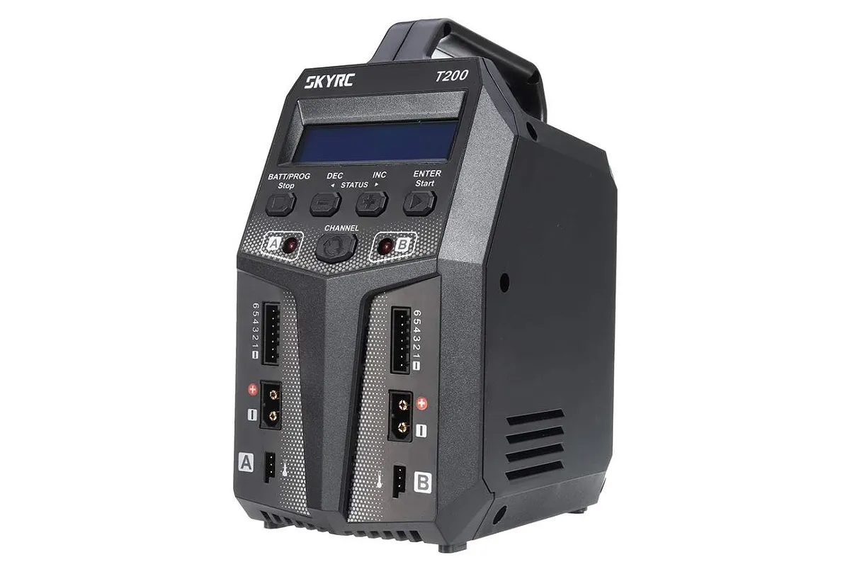 SkyRC T200 Dual Port AC/DC Smart Charger | SK-100155-01
