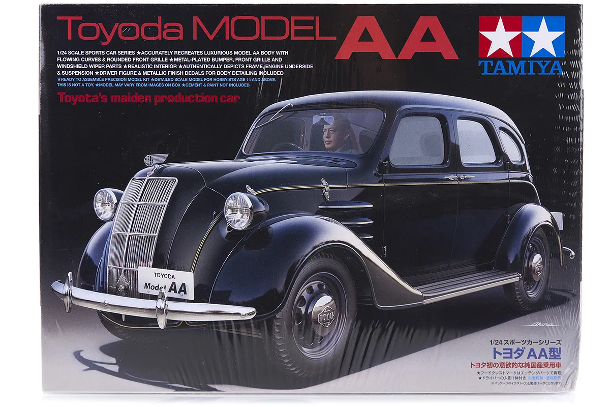 Tamiya 1/24 Toyota Toyoda Model AA Scaled Plastic Model Kit | 24339