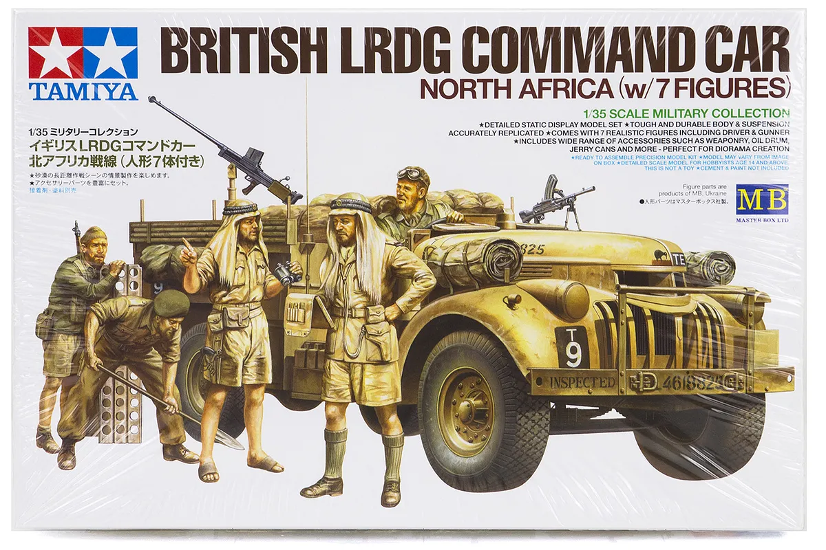Tamiya 1/35 British LRDG Armoured Command Truck Scaled Plastic Model ...