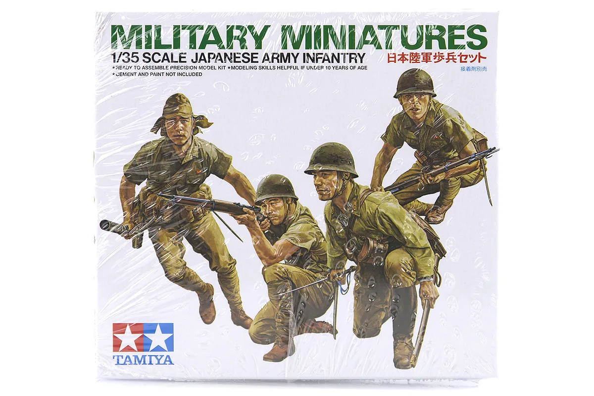 Tamiya 1/35 Japanese Army Infantry Kit Scaled Plastic Model Kit | 35090