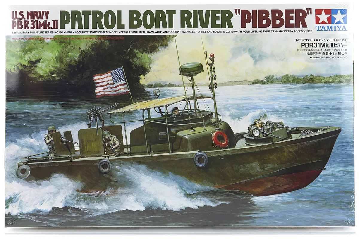 Tamiya 1/35 U.S. Navy PBR 31 Mk.II Patrol Boat River Pibber Scaled ...