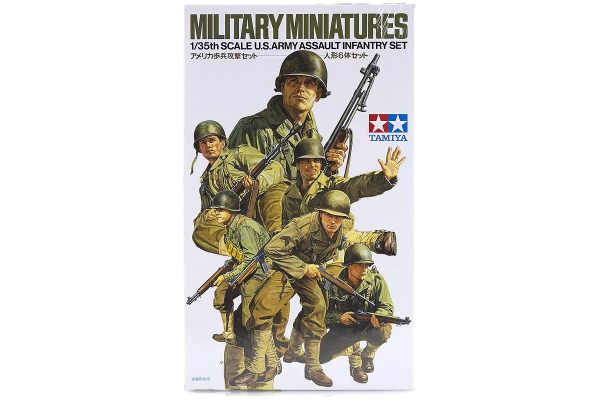 Tamiya 1/35 U.S. Army Assault Infantry Set Scaled Plastic Model Kit | 35192