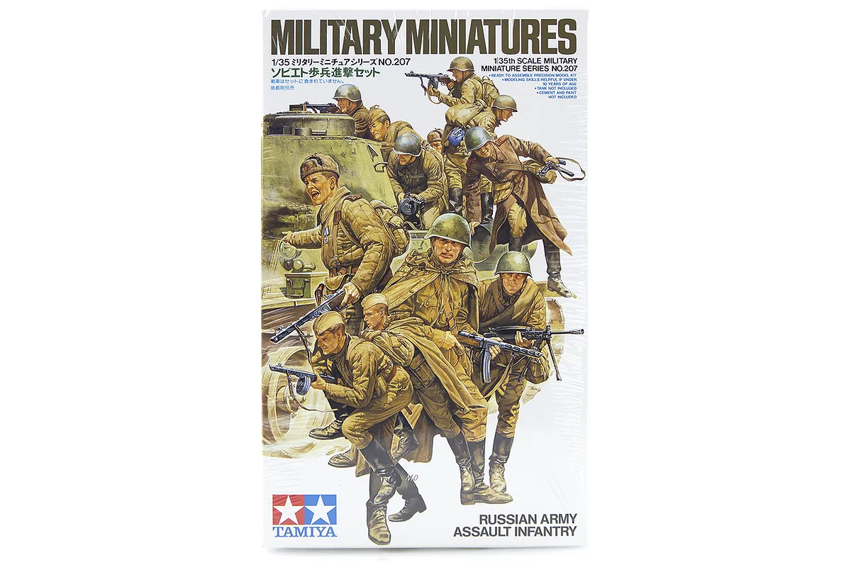 Tamiya 1/35 Russian Army Assault Infantry Scaled Plastic Model Kit | 35207