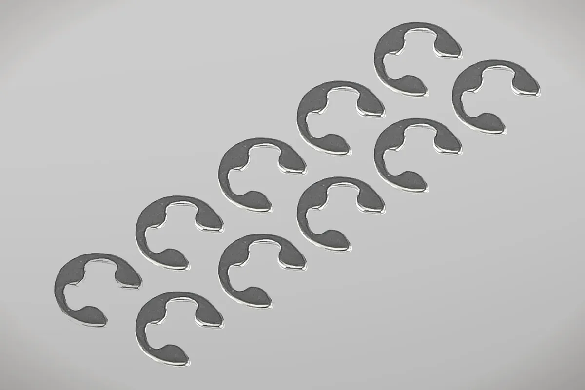 Tamiya 2mm E-Clips 15Pcs | 50588