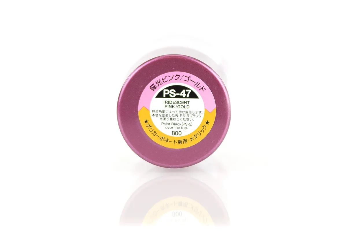 Tamiya PS-47 Iridescent Pink/Gold Polycarbonate Spray Paint 100ml | 86047