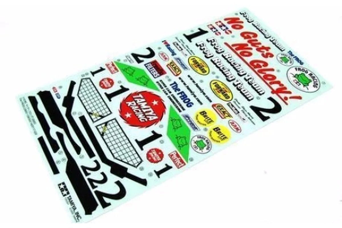 Tamiya Frog Sticker and Decal Sheet | 9400373