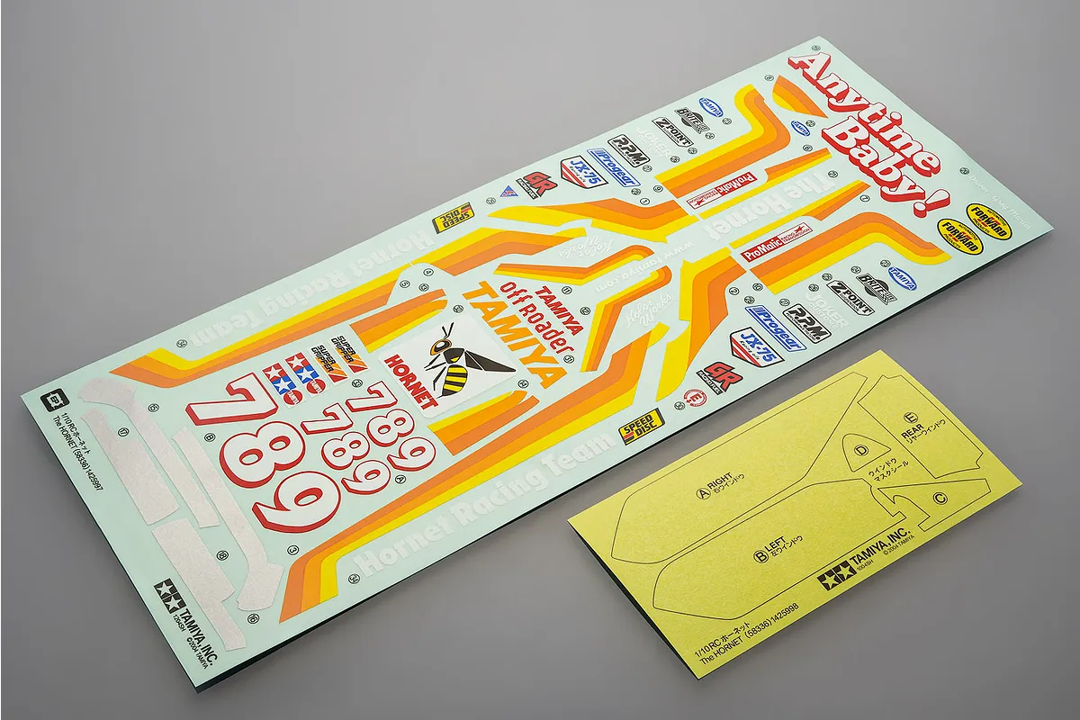 Tamiya Hornet Sticker and Decal Sheet | 9495452