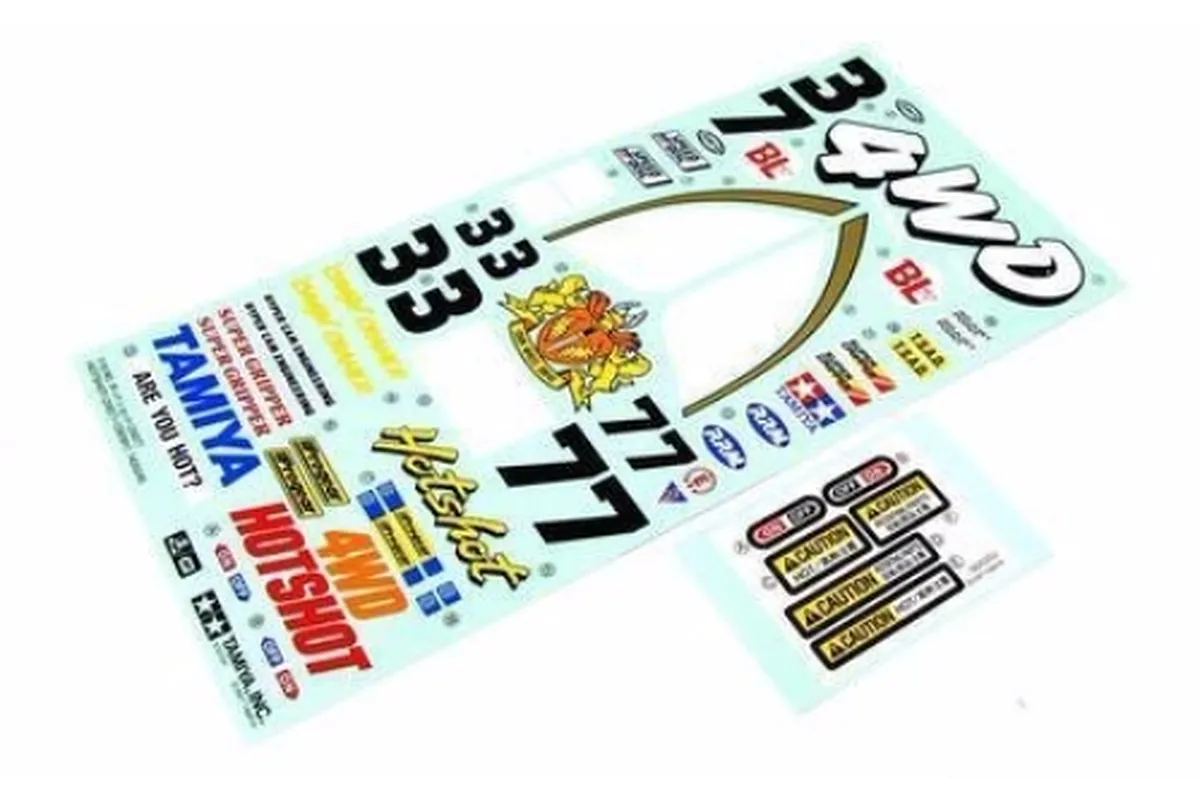 Tamiya Hotshot Sticker and Decal Sheet | 9495516
