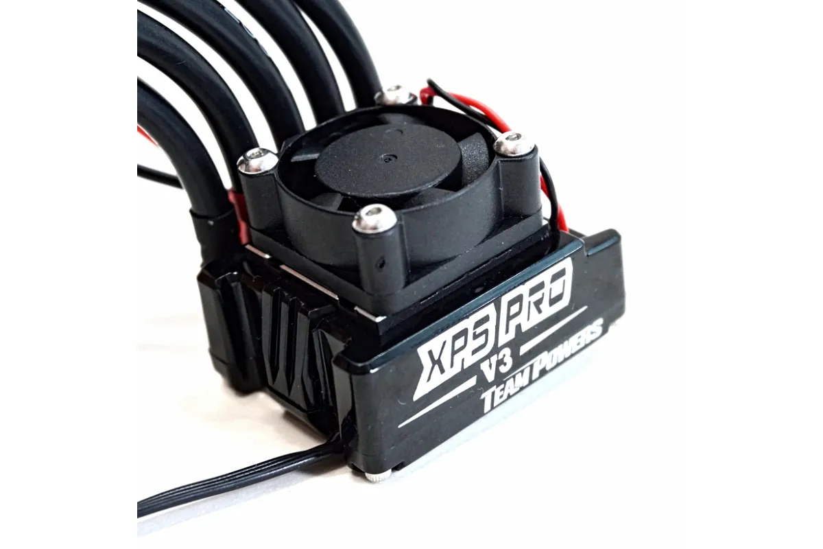 Team Powers XPS Pro V3 140A Sensored Brushless ESC w/ LED Program Card ...