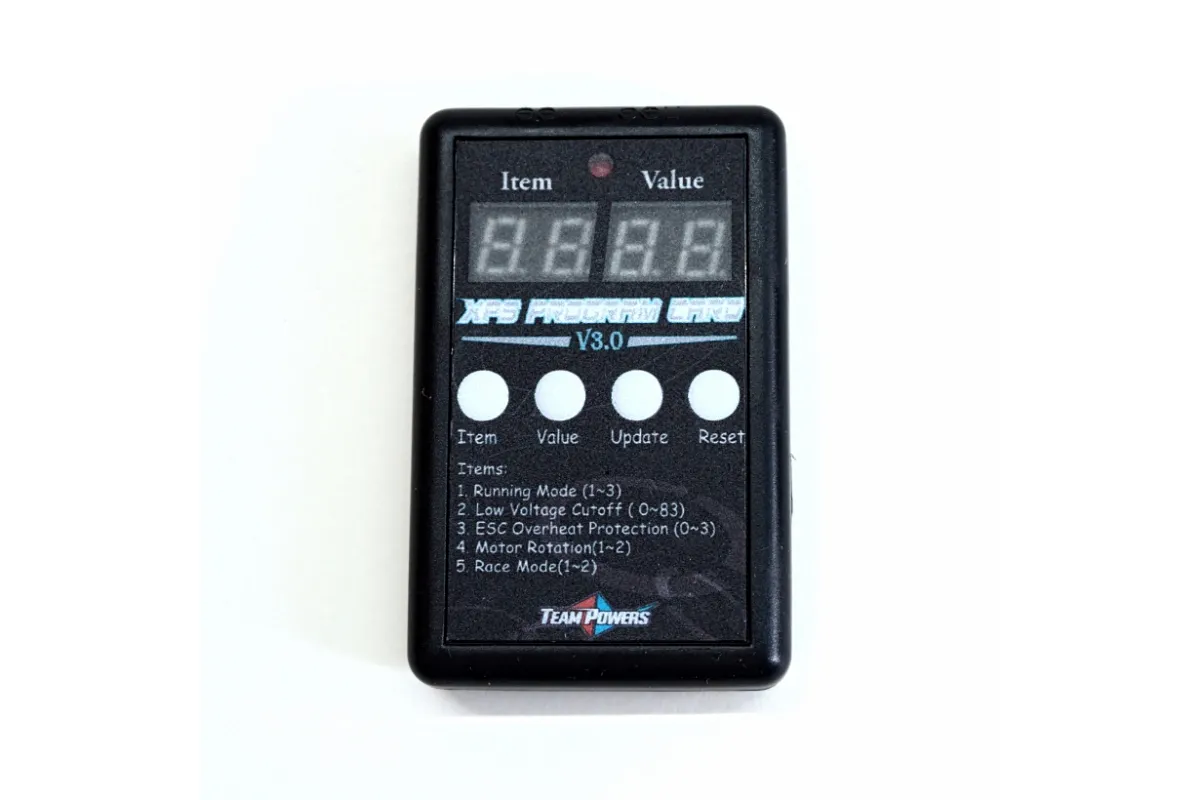 Team Powers XPS Pro V3 140A Sensored Brushless ESC w/ LED Program Card | XPS PRO V3