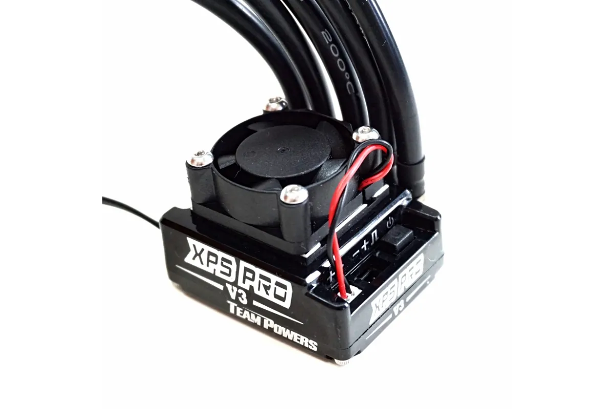 Team Powers XPS Pro V3 140A Sensored Brushless ESC w/ LED Program Card ...