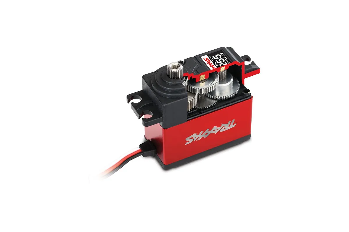 Traxxas High-Torque Metal Gear Waterproof Brushless Red Servo | 2255