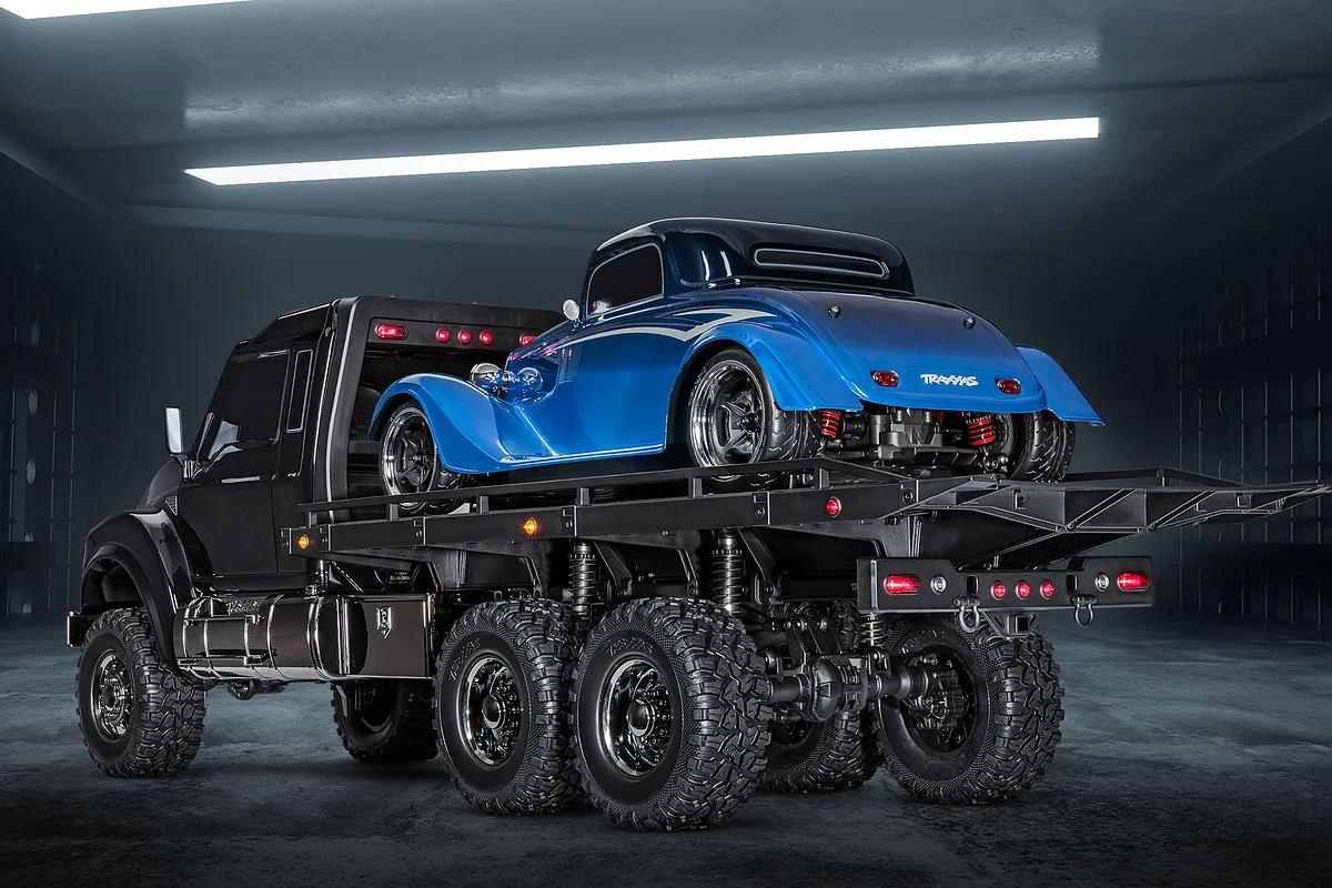 Traxxas 1/10 TRX-6 Ultimate RC Hauler 6x6 Electric Off Road Rock ...