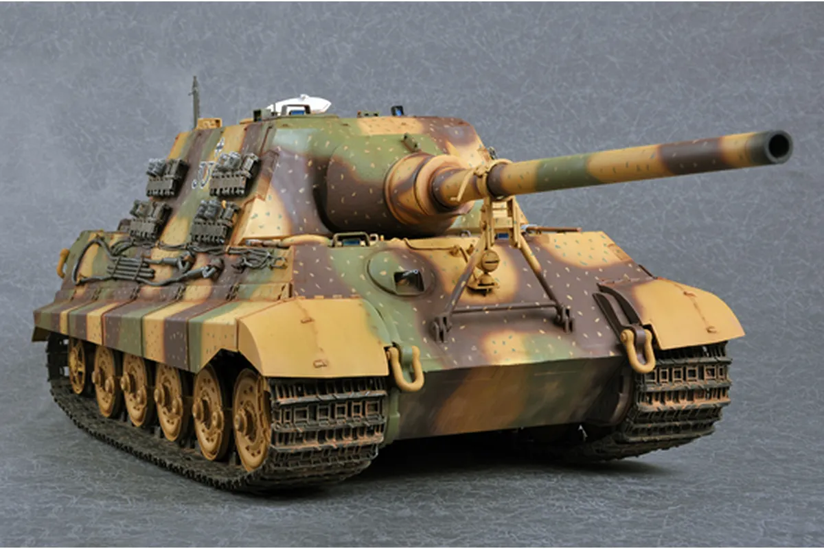 Trumpeter 1/16 German Sd.Kfz.186 Jagdtiger Tank Scaled Plastic Model ...