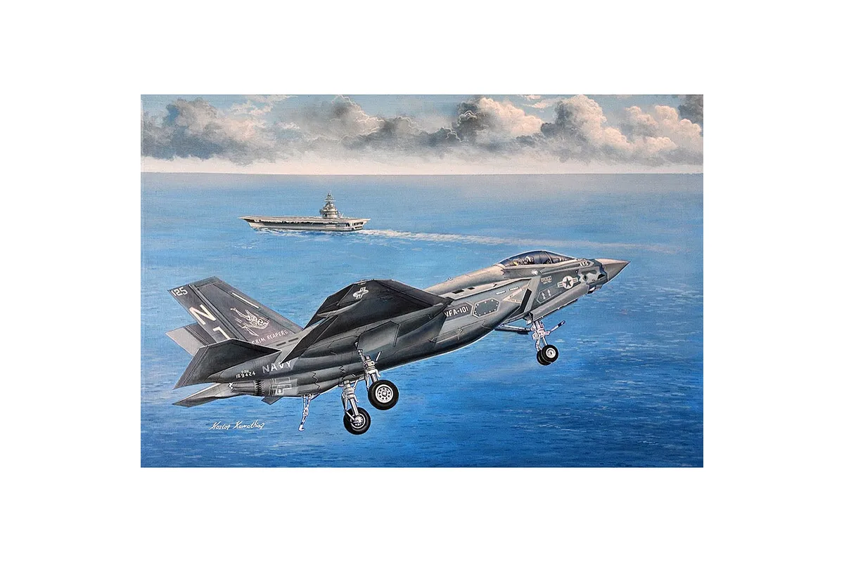 Trumpeter 1/32 Lockheed Martin F-35C Lightning II Plastic Scaled Model ...