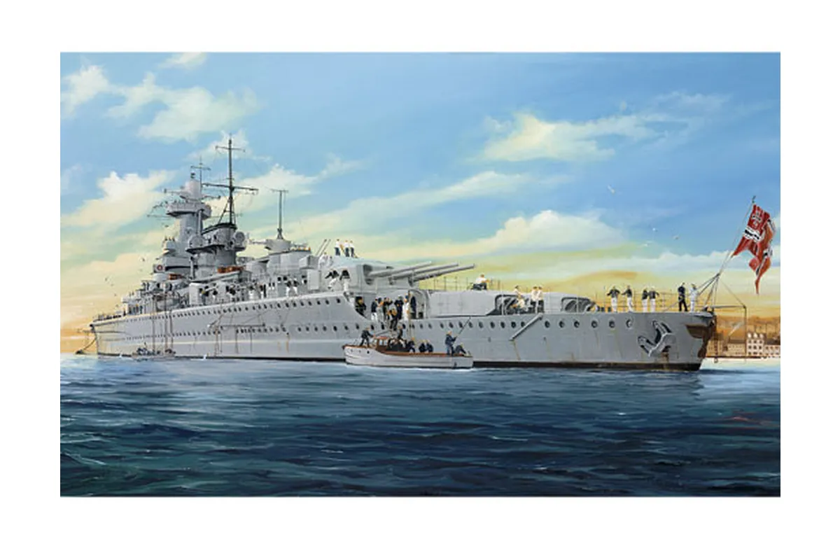 Trumpeter 1/350 German Pocket Battleship (Panzer Schiff) Admiral Graf ...
