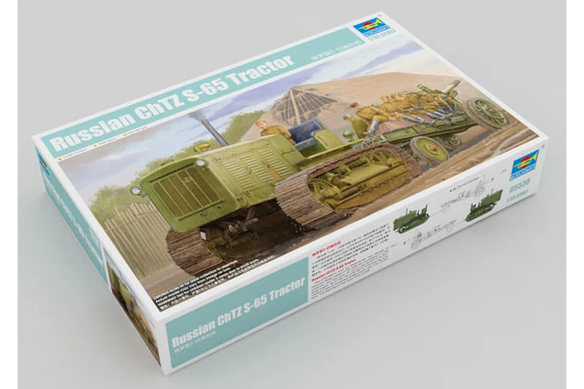 Trumpeter 1/35 Russian ChTZ S-65 Artillery Tractor Scaled Plastic Model ...