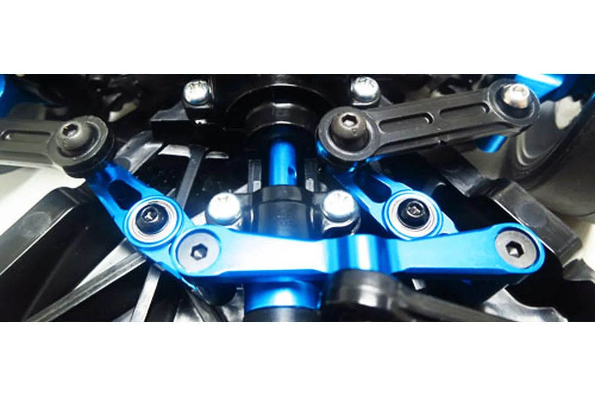 Yeah Racing Blue Aluminium Tamiya TT-02 Steering Rack w/ Bearings ...