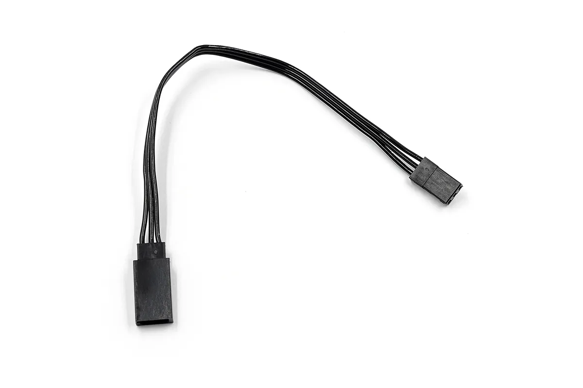 Yeah Racing 150mm Black High Current Servo Wire w/ JR/Futaba Plug | WPT ...