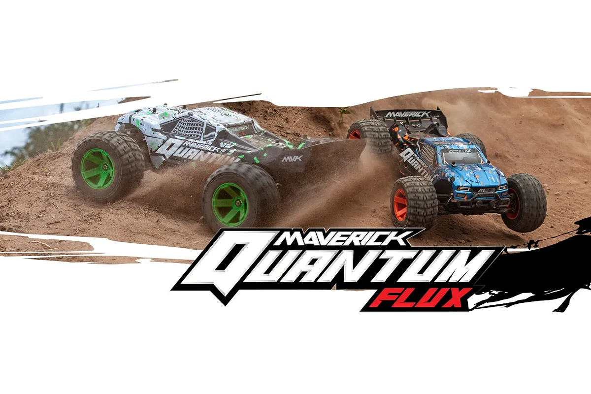 Maverick Quantum XT Flux RC Stadium Truck Electric Brushless 4WD 1/10 ...