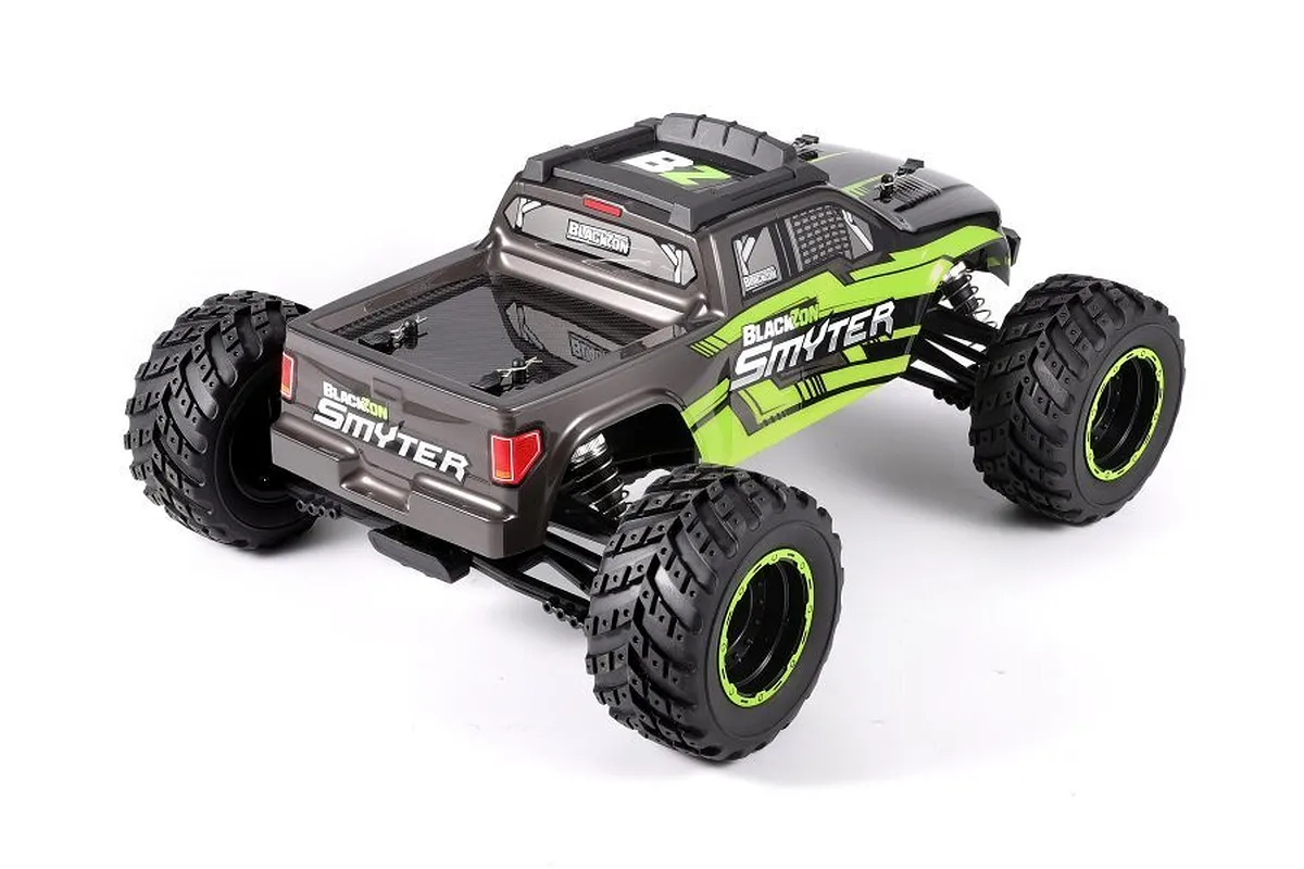 BlackZon Smyter MT RC Monster Truck Electric 4WD 1/12 Scale RTR - Green ...