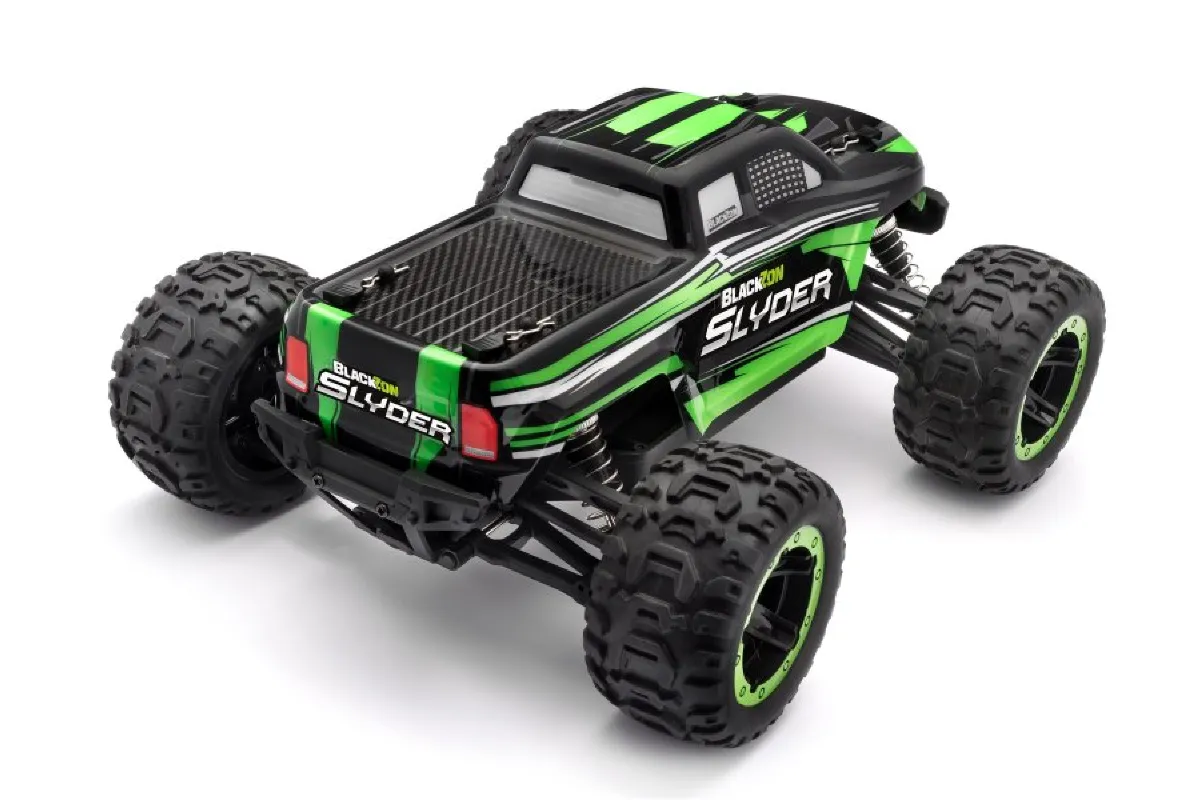 BlackZon Slyder MT RC Monster Truck Electric 4WD 1 16 Scale RTR Green