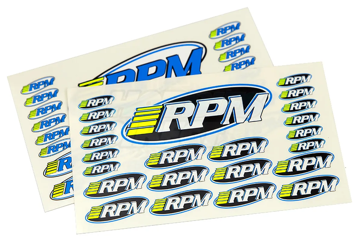 RPM Pro Logo Decal Sheets - 46 Decals | 70005