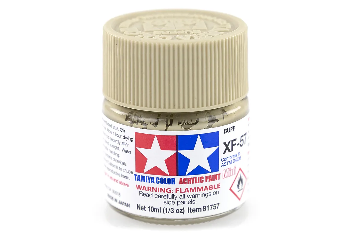 Tamiya XF-57 Buff Flat Acrylic Paint 10ml | 81757