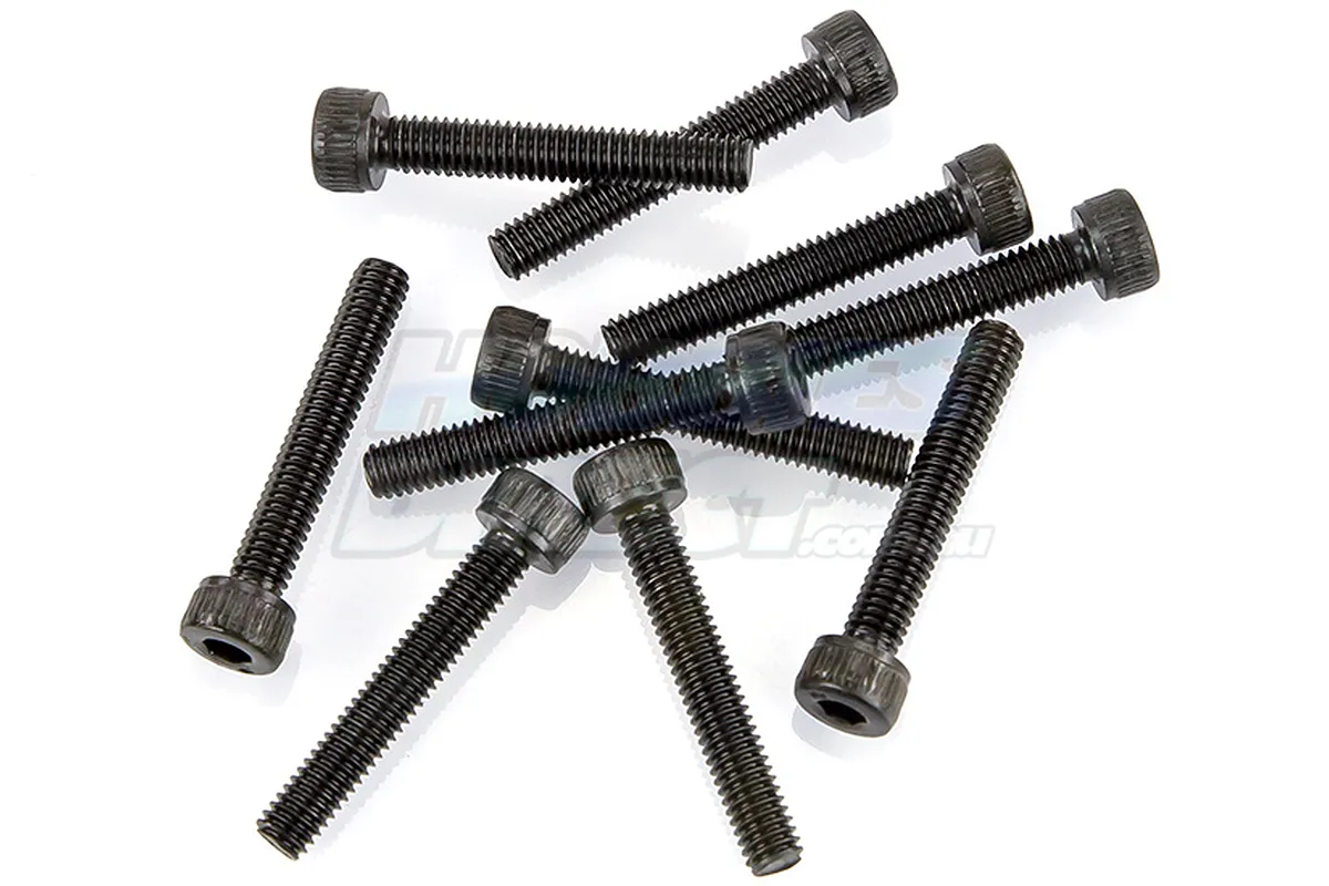 Rovan 4x25mm Fine Thread Cap Head Screws 10Pcs | 68005