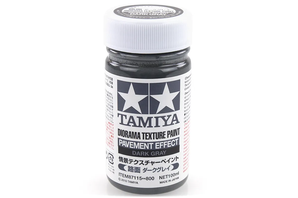 Tamiya Dark Grey Pavement Effect Diorama Texture Paint 100ml | 87115