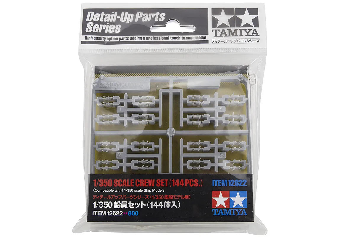 Tamiya 1/350 Scale Ship Crew Set Scaled Plastic Model Kit | 12622