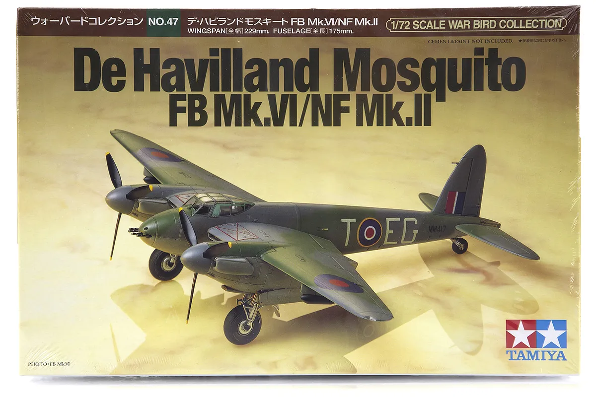 Tamiya 1/72 De Havilland Mosquito FB Mk.VI/NF Mk.II Bomber Scaled ...