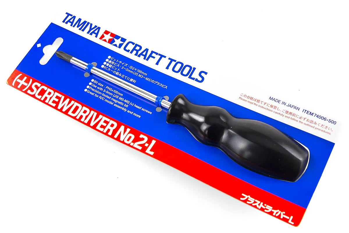 Tamiya Large No 2 Phillips Head Screwdriver Craft Tool | 74006