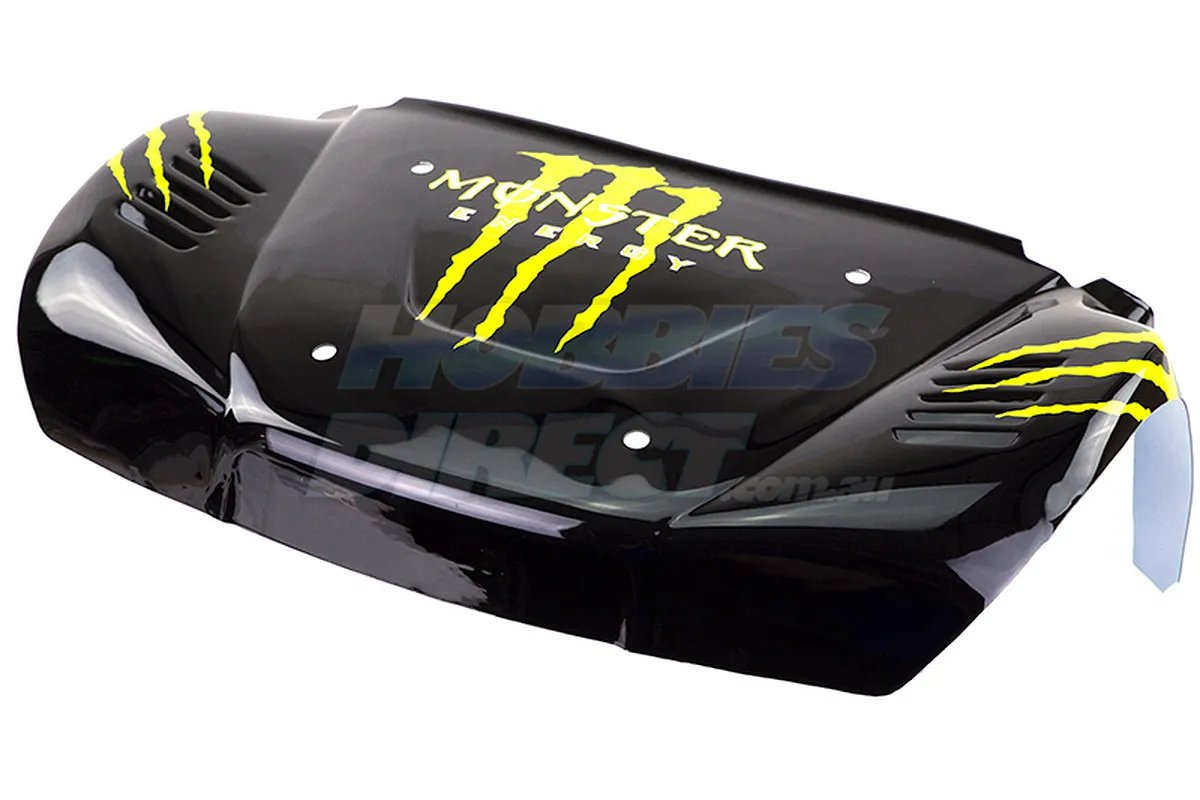 Rovan 5IVE-T Front/Bonnet Painted Black Body Shell | 152001A