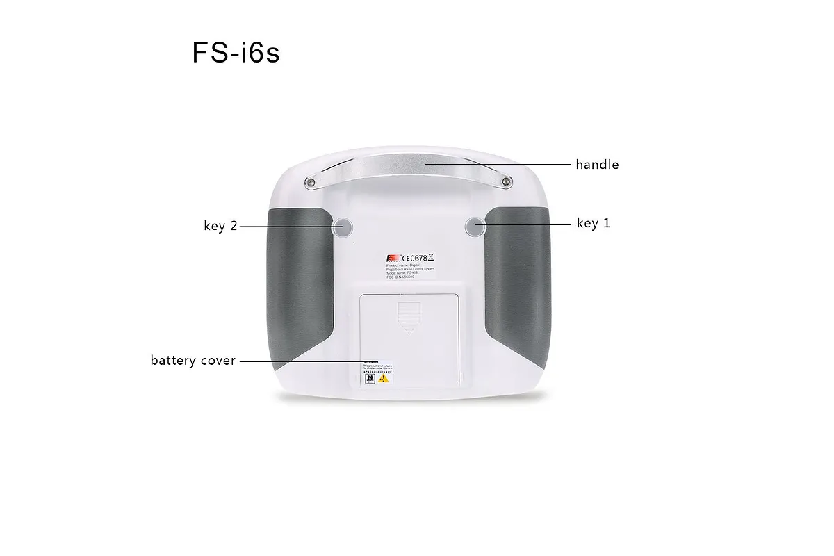 FlySky FS-I6S 2.4Ghz 10ch Radio w/ FS-IA6B Receiver | FS-I6S