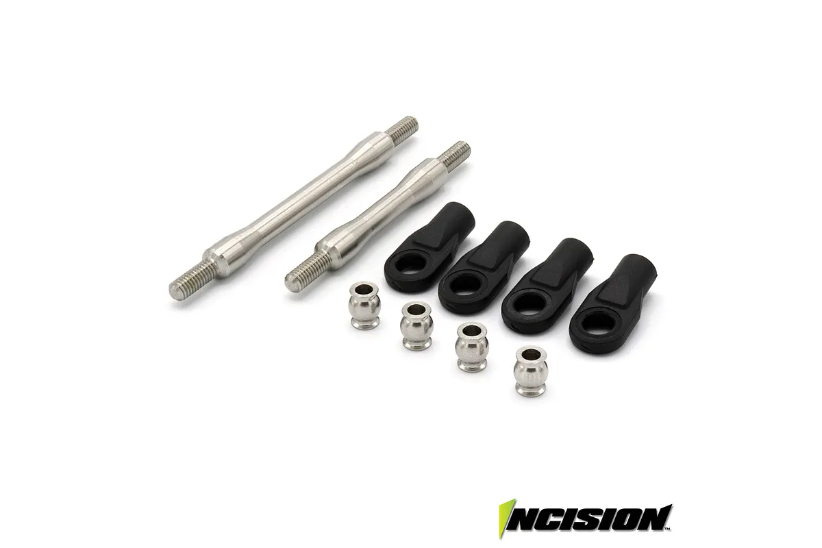 Vanquish Stainless Steel TRX-4 Drag Linkage Upgrade Kit | IRC00202