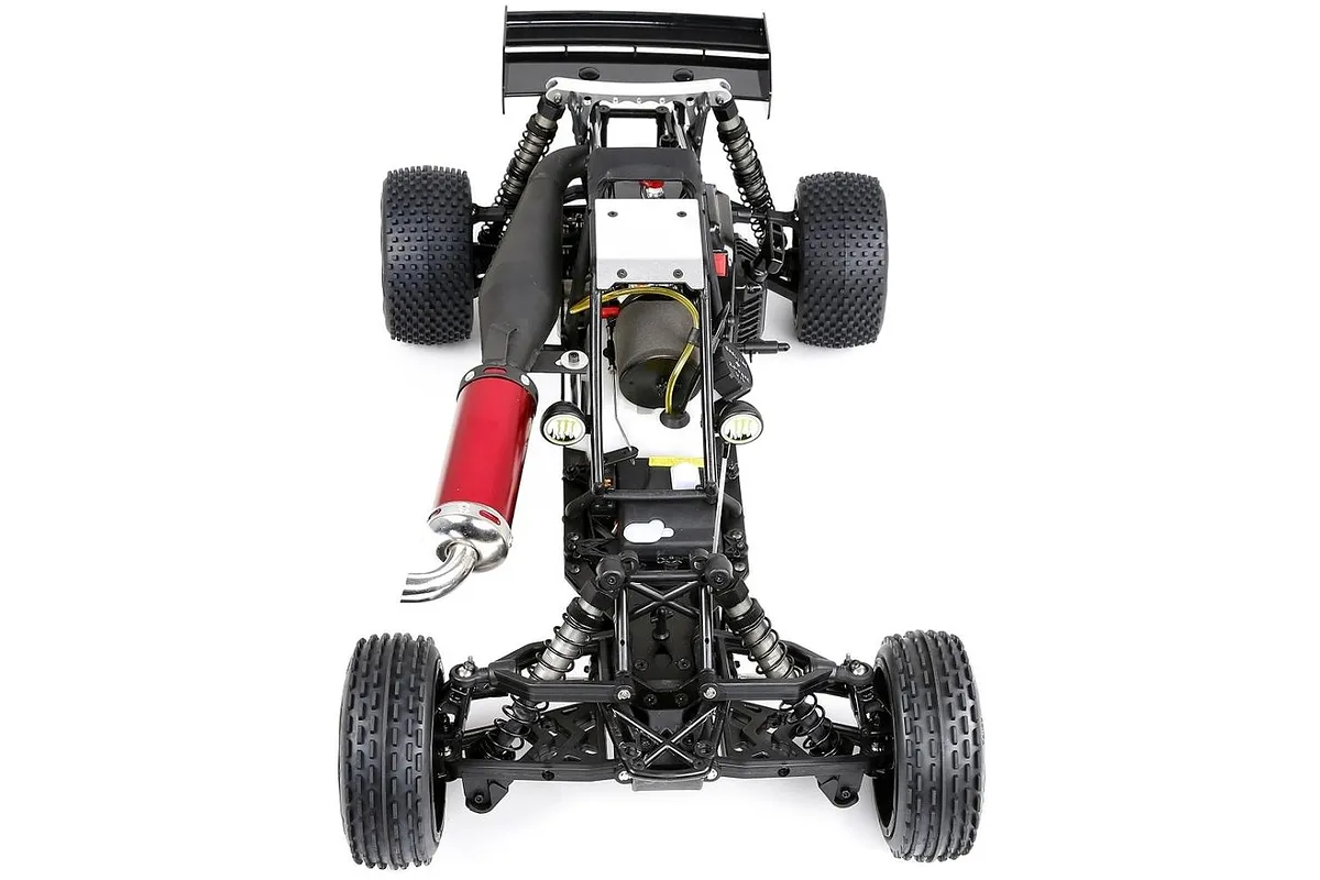 Rovan Baja 5B Silenced Side Mount Tuned Exhaust Pipe Set w/ Silencer ...