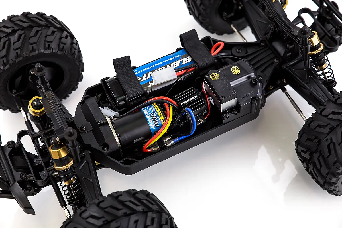 Maverick Quantum MT RC Monster Truck Electric 4WD 1/10 Scale RTR - Blue ...