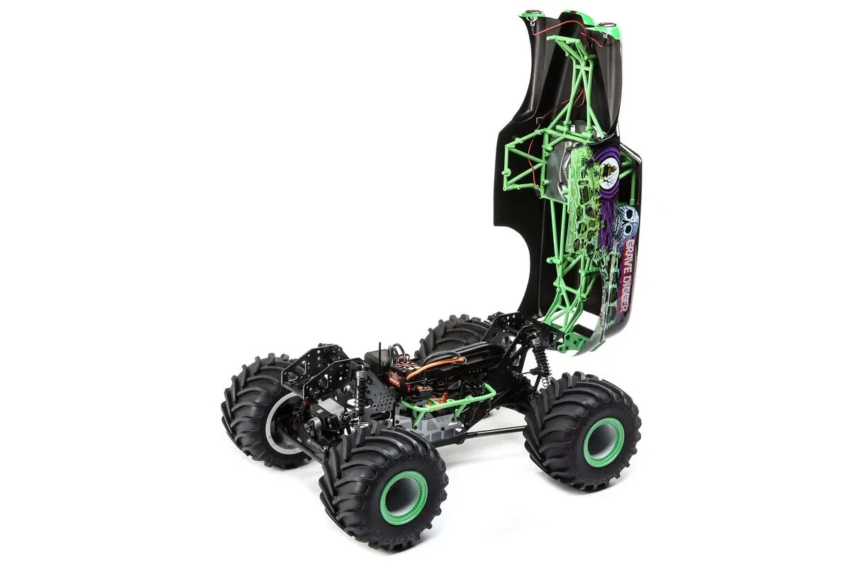 Losi 1 10 LMT Grave Digger Edition Electric Brushless RTR RC Monster Truck LOS04021T1