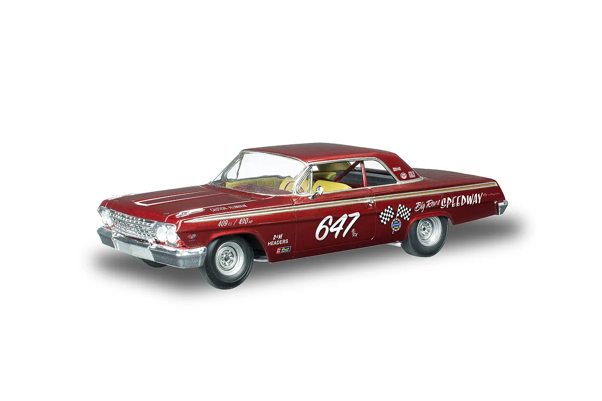 Revell 1/25 Chevrolet Impala SS Hardtop 1962 Scaled Plastic Model Kit ...
