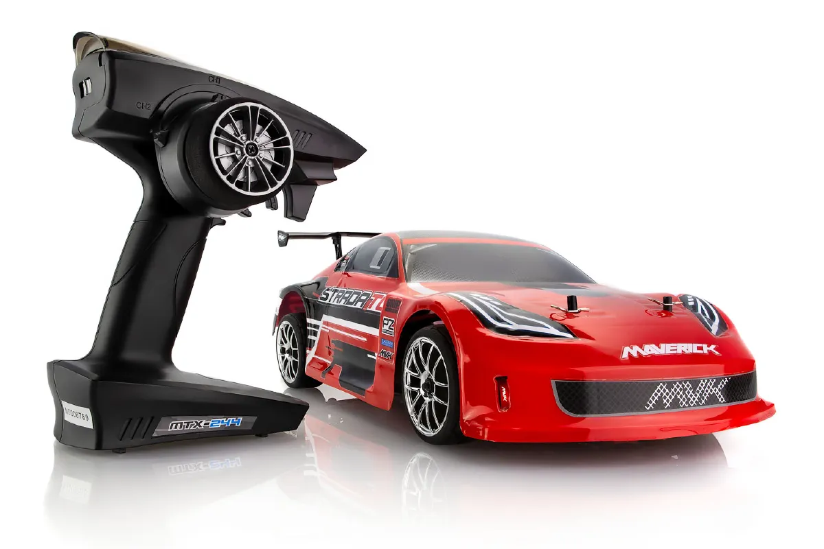 Maverick 1 10 Strada TC 4WD Electric Brushless On Road RTR RC Car Red