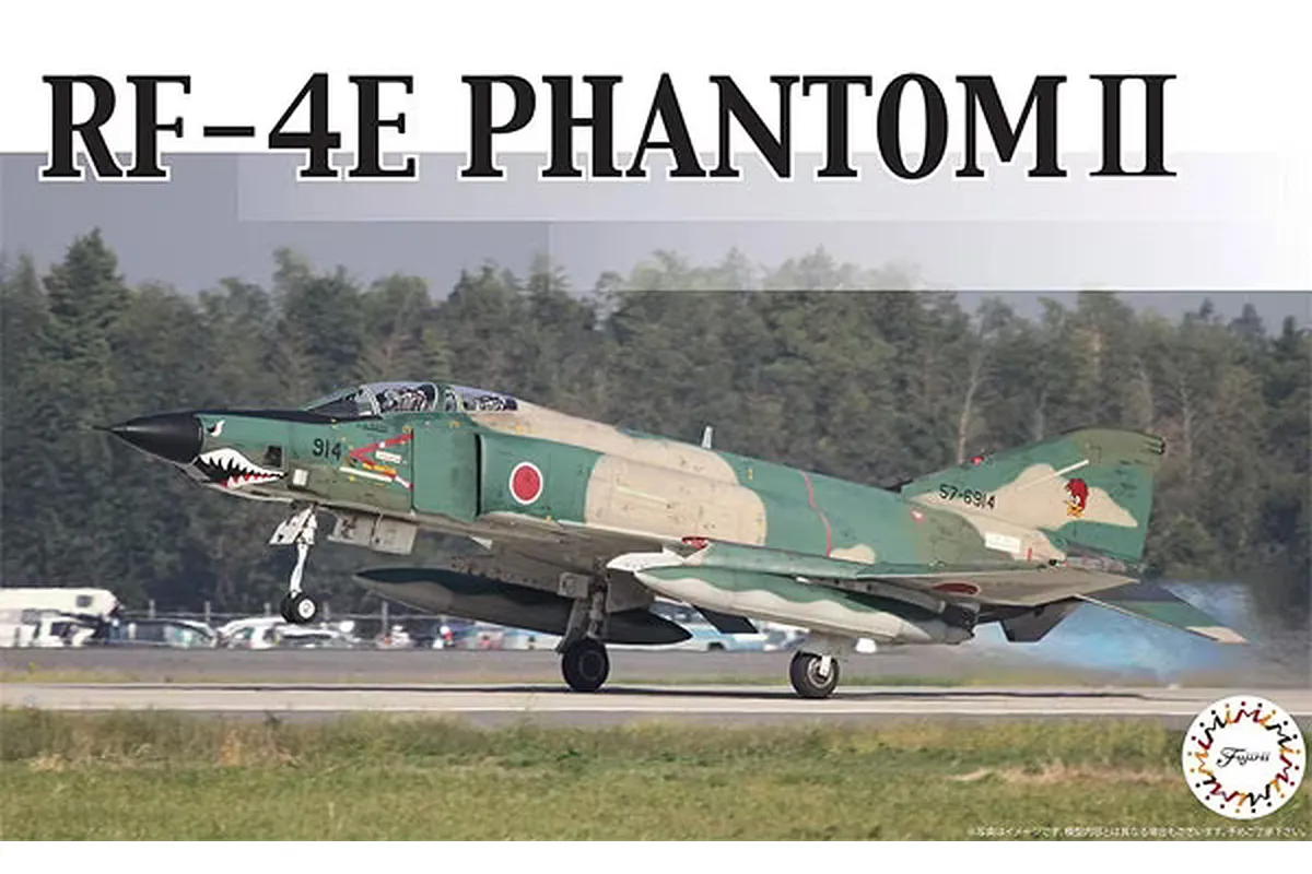 Fujimi 1/72 JASDF RF-4E Phantom II Fighter Bomber Scaled Plastic Model ...