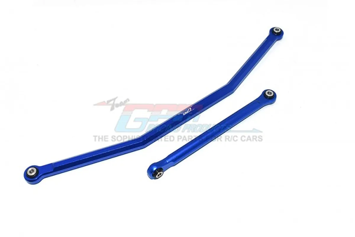 GPM Blue Aluminium Axial RBX10 Ryft Front Steering Linkage Set | RBX161-B