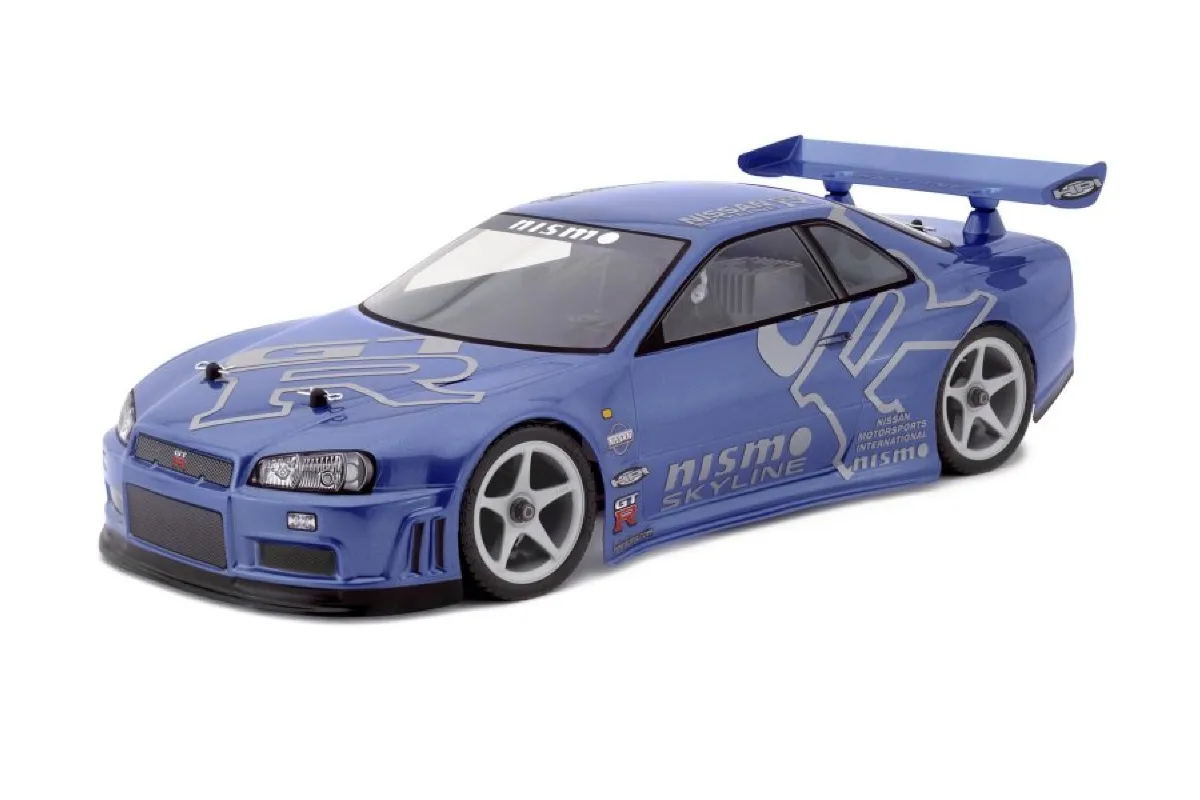 HPI 1 10 Nissan Skyline R34 GT R Unpainted Body Shell