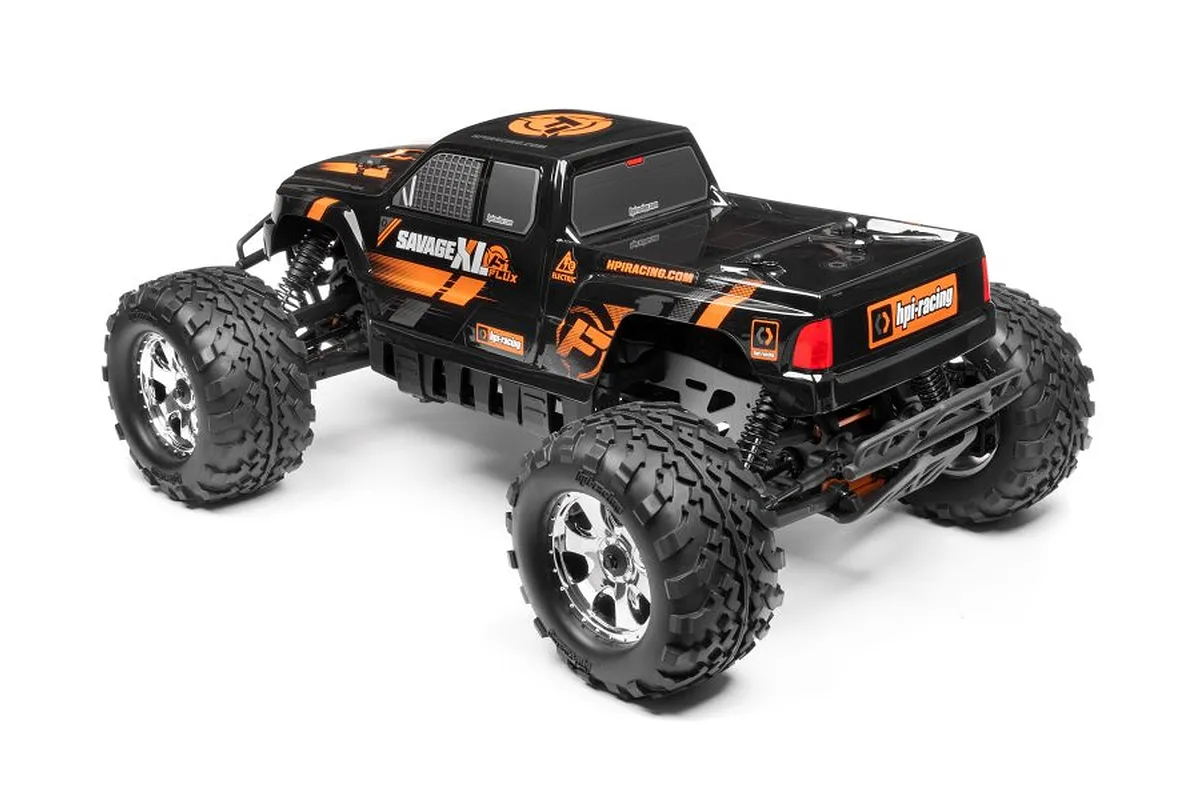 HPI 1/8 Savage XL Flux Black Painted Body Shell | 113333