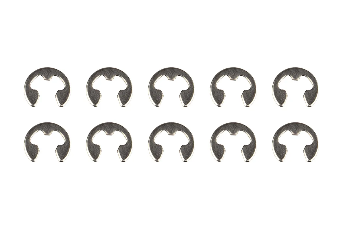 Team Associated 3mm E-Clips 10Pcs | 6299