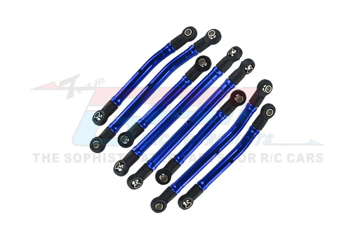 GPM Blue Aluminium Adjustable Linkage Set | TRX4M160A-B