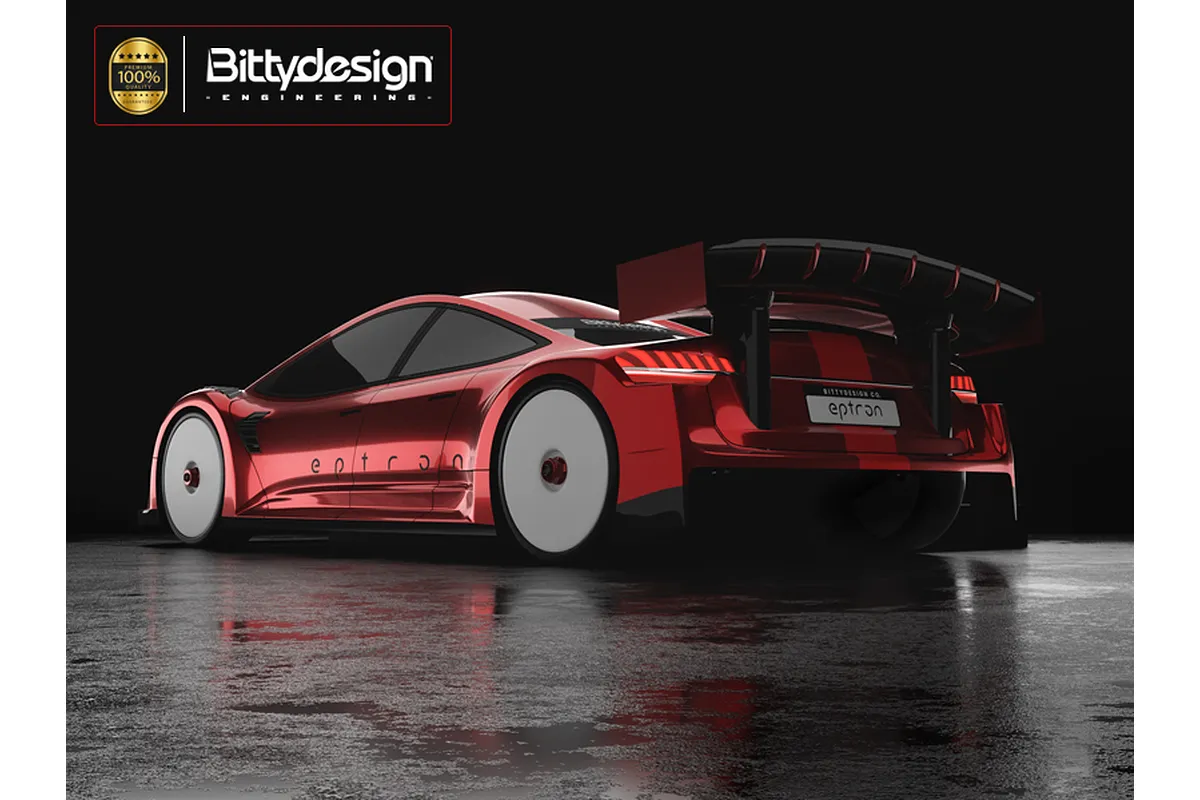 Bittydesign 1/10 Eptron Unpainted Body Shell - Clear | BDTC-190ETR