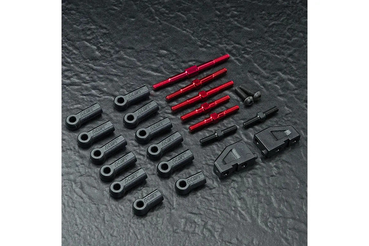 MST Red Aluminium Turnbuckle Set | 210658R
