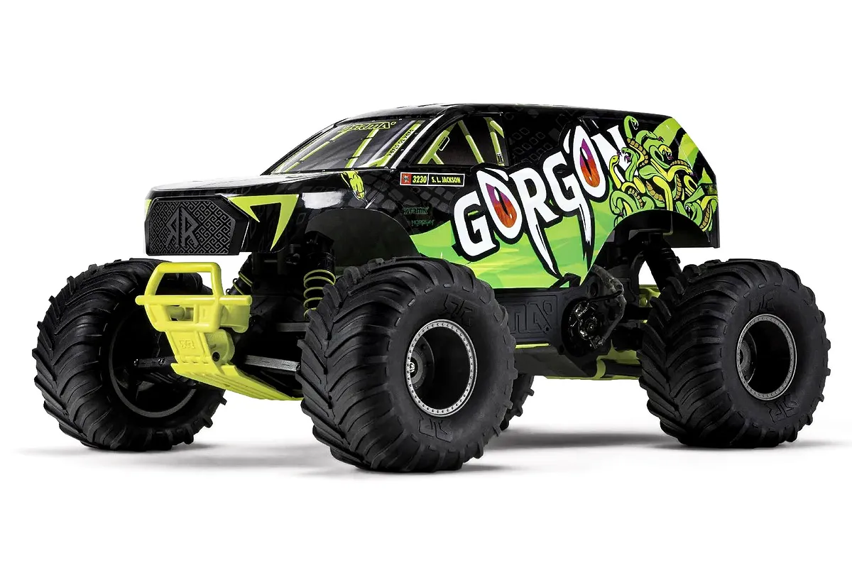 ARRMA Gorgon 4X2 Mega 550 RC Monster Truck Electric 2WD 1/10 Scale RTR ...